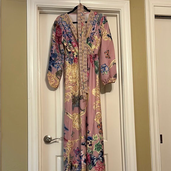 Indie Pink | Dresses | Pink Goddess Ethereal Boho Balloon Sleeve ...